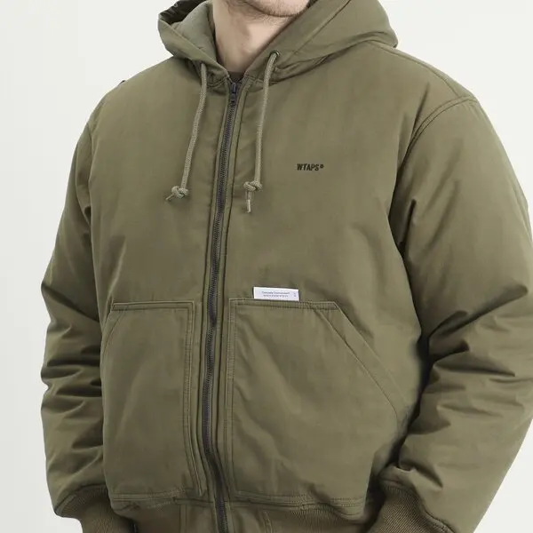 Wtaps Puff Doom Hooded Jacket - Olive Drab | Editorialist
